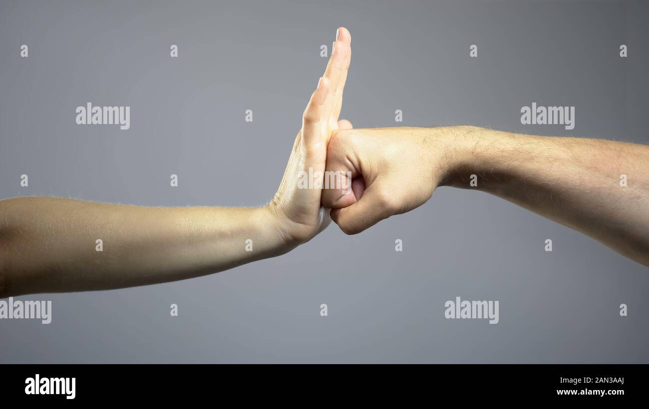 Stop domestic violence hi-res stock photography and images - Alamy