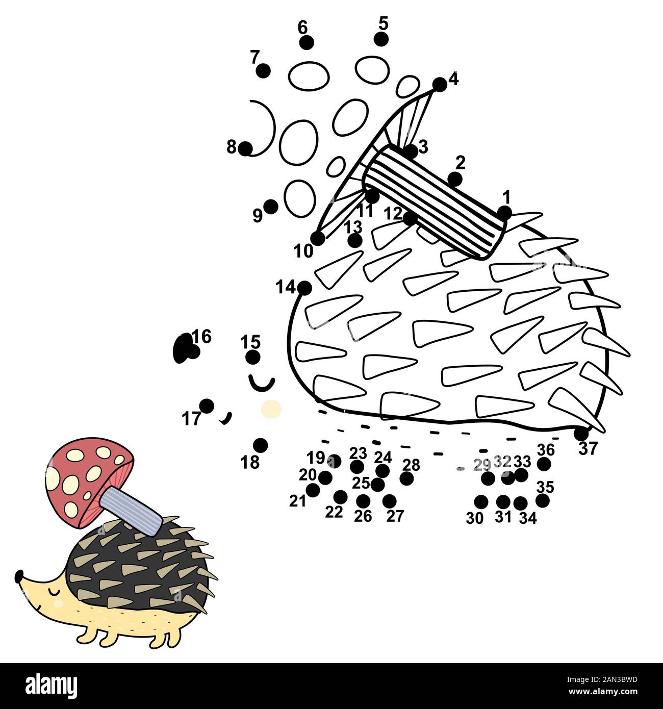 Carrying mushroom Stock Vector Images - Alamy