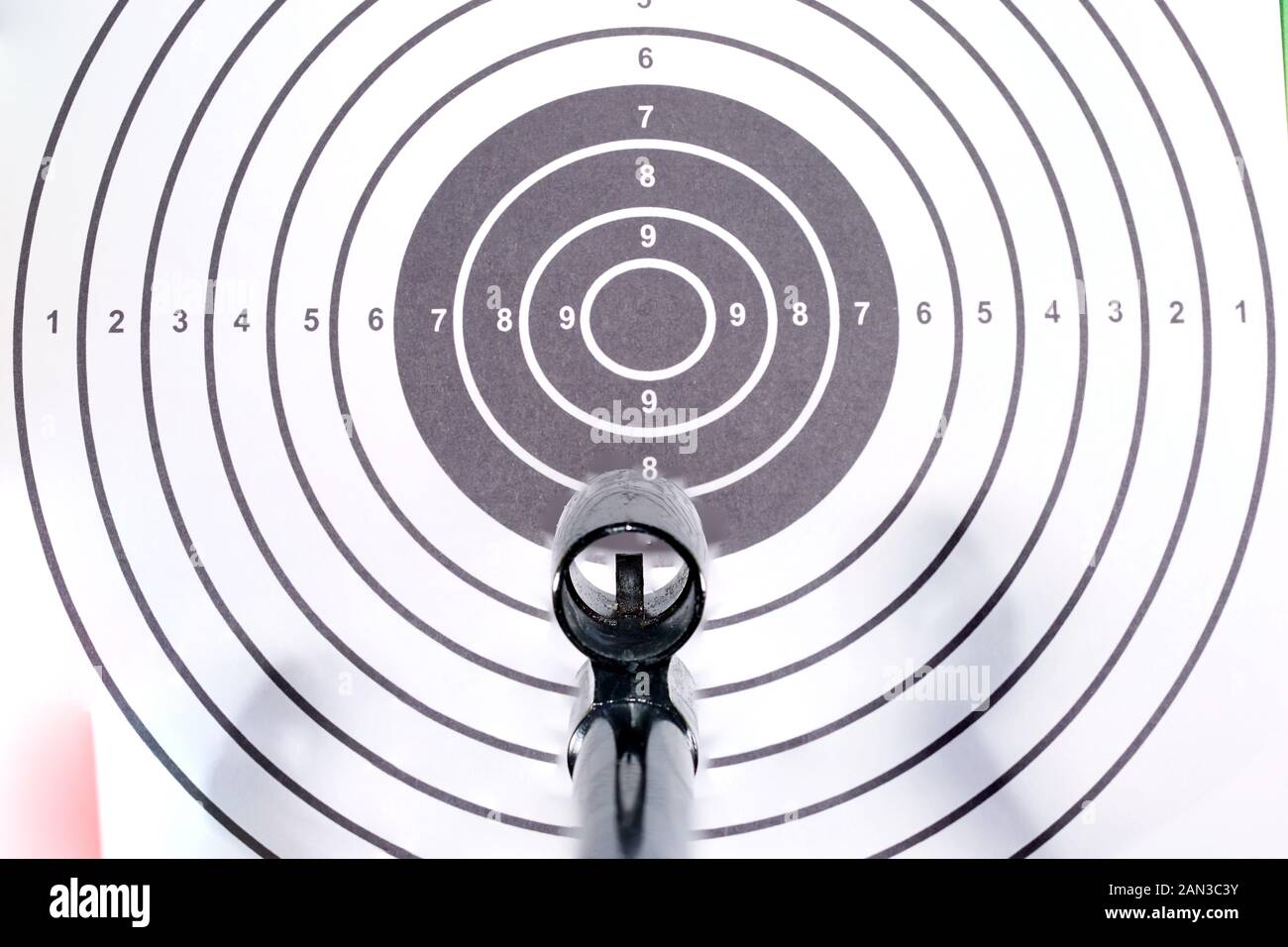 Air pistol with ammunition for sports shooters in caliber 4.5 mm ...