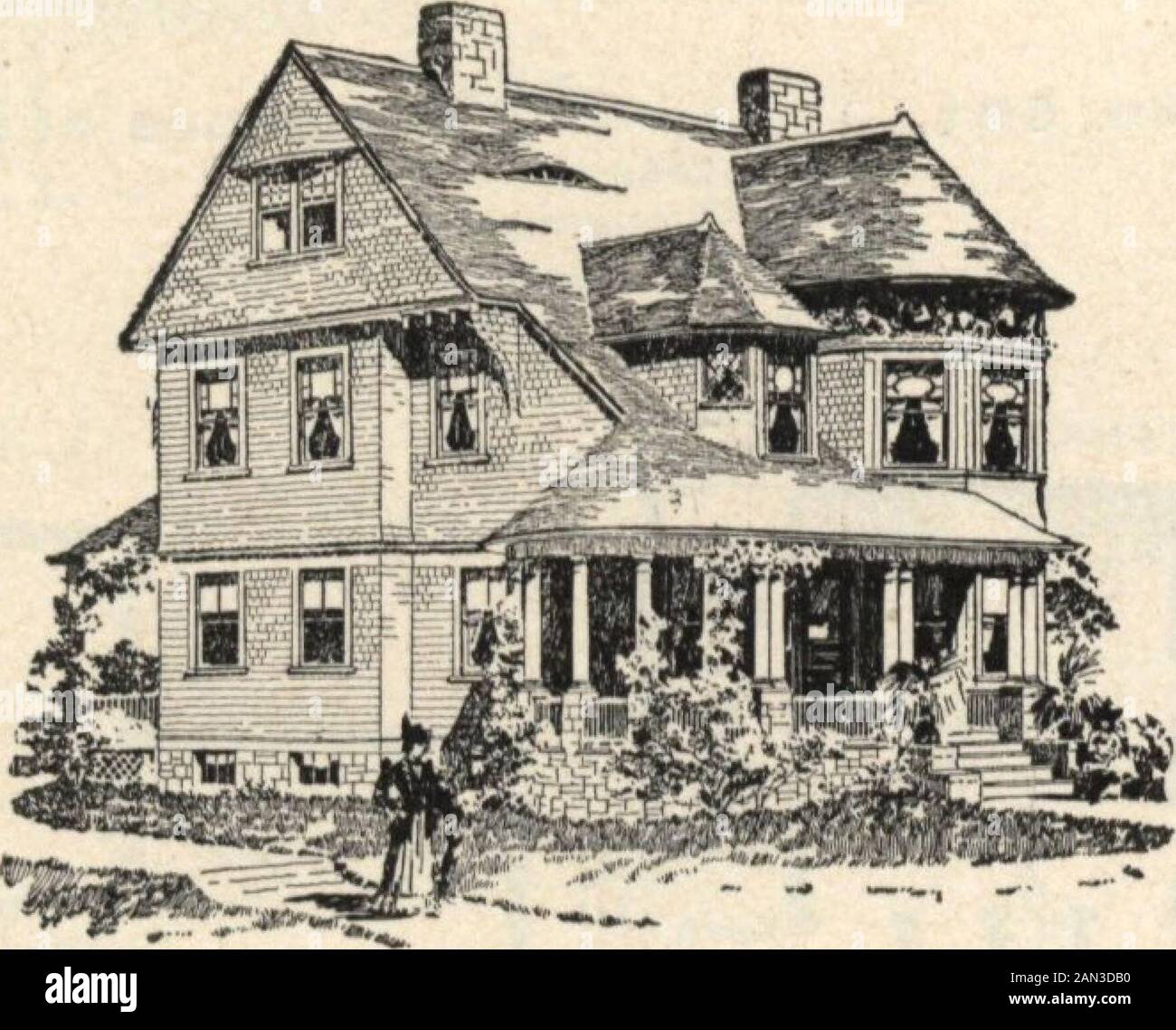 Lambert's suburban architecture . ated by sliding doors. The hall is ...