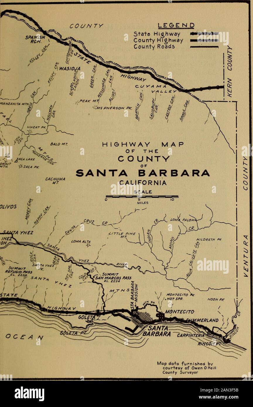 Map of santa maria california hi-res stock photography and images - Alamy