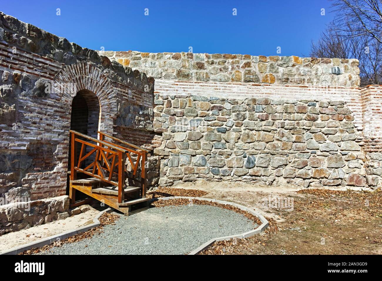Ruins of Ancient Roman fortress The Trajan's Gate, Sofia Region ...