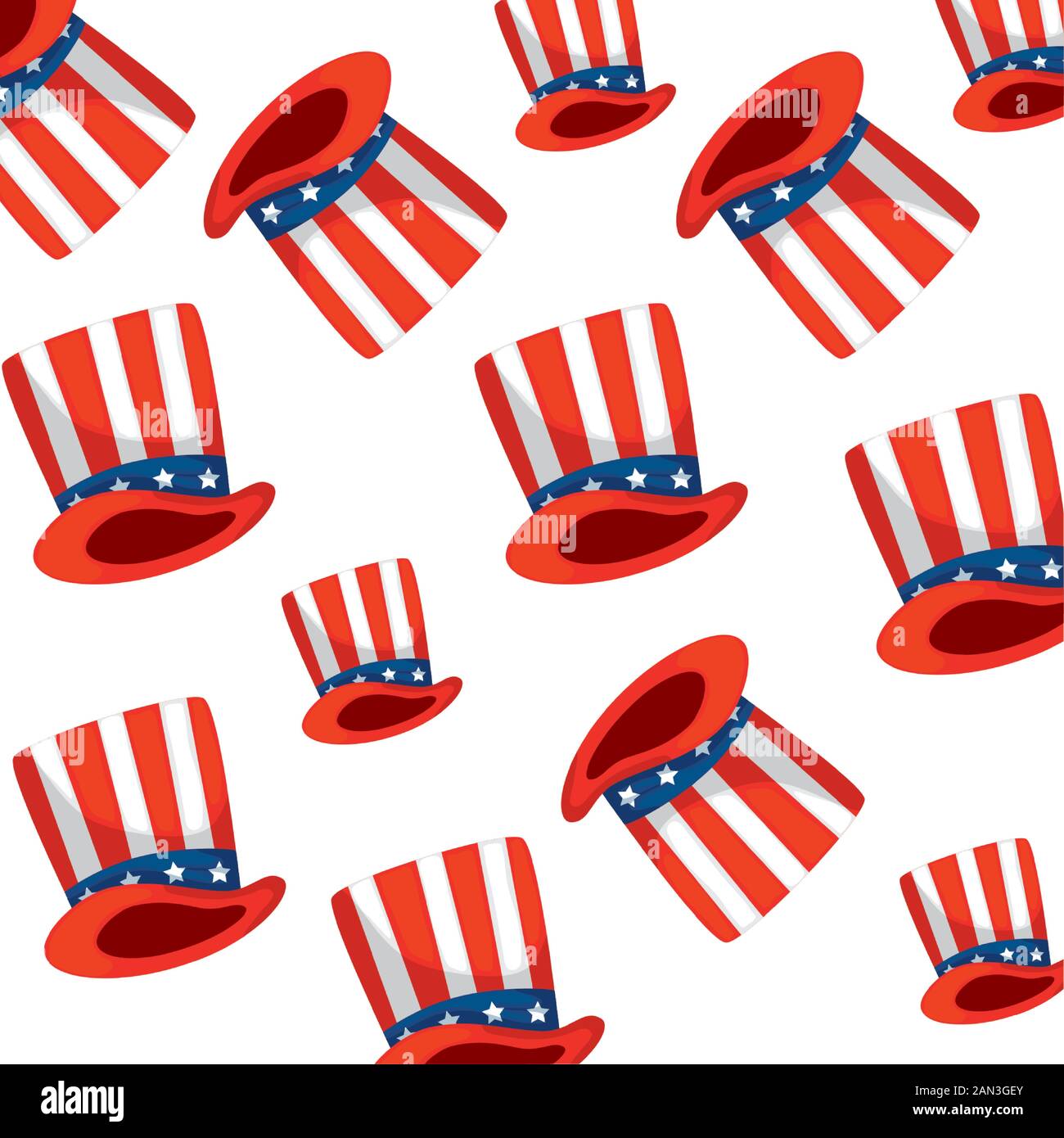 Isolated usa hat background vector design Stock Vector Image & Art - Alamy