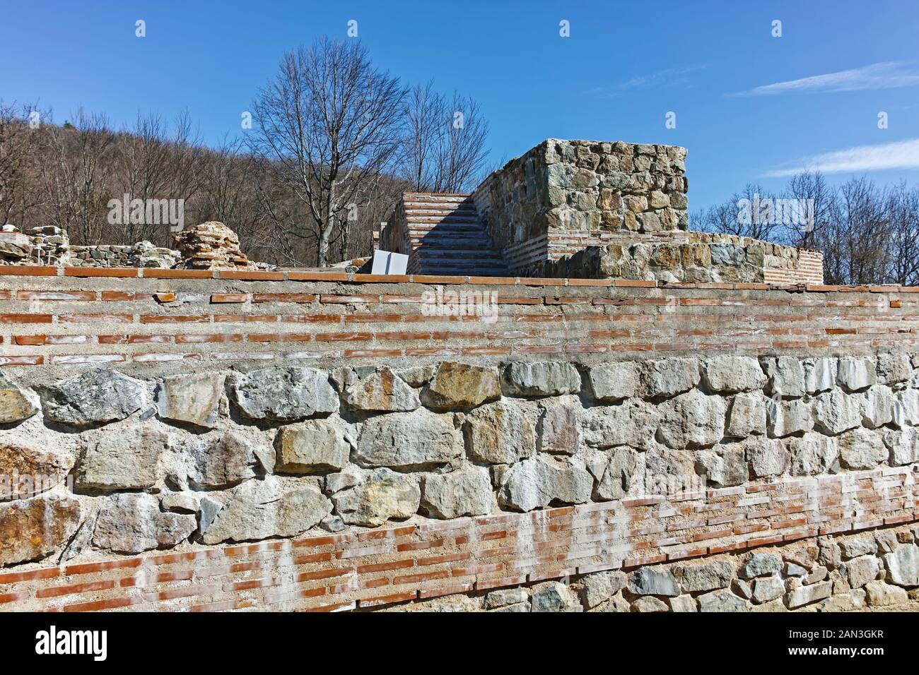 Ruins of Ancient Roman fortress The Trajan's Gate, Sofia Region ...