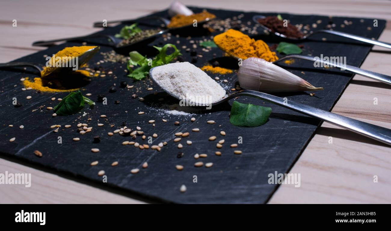 Paprika Pepper Mustard Cinnamon High Resolution Stock Photography and ...