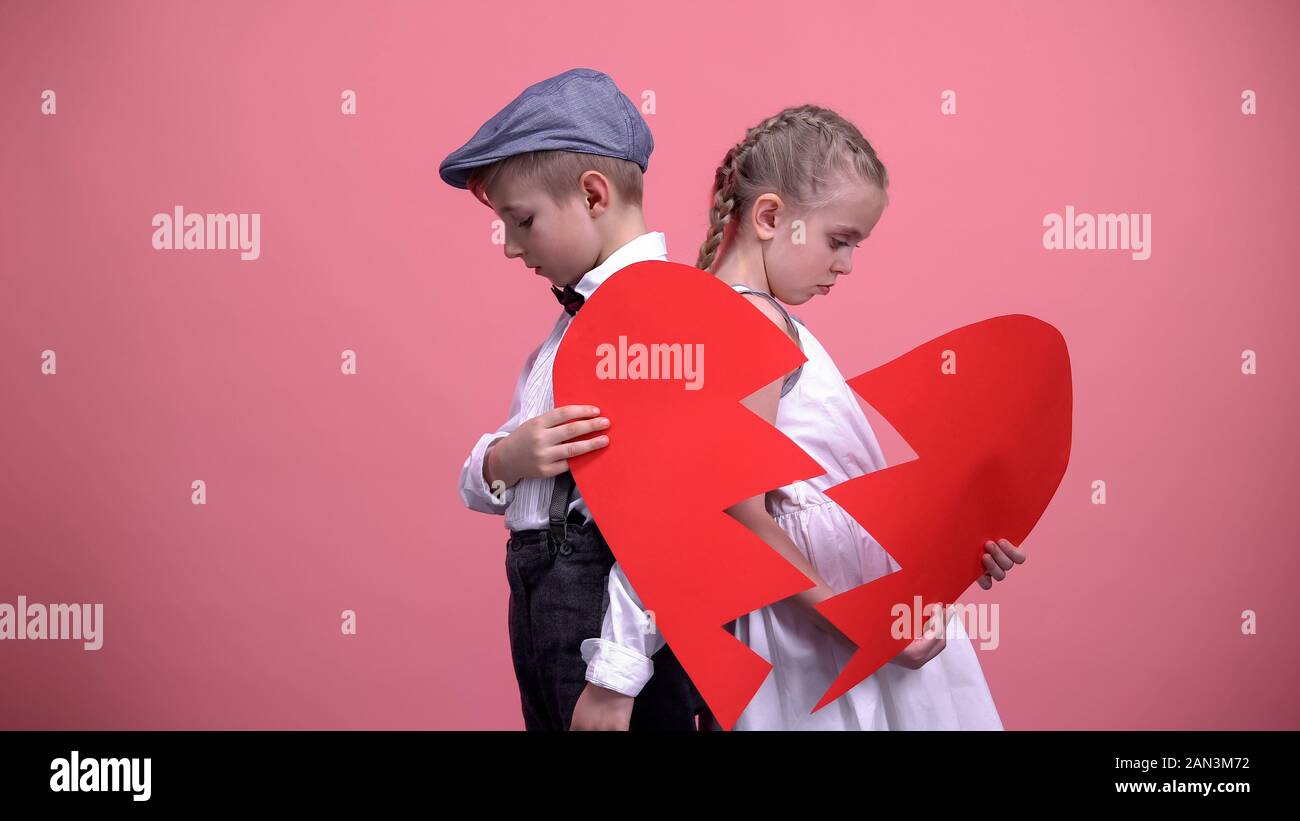 Child holding broken heart hi-res stock photography and images - Alamy