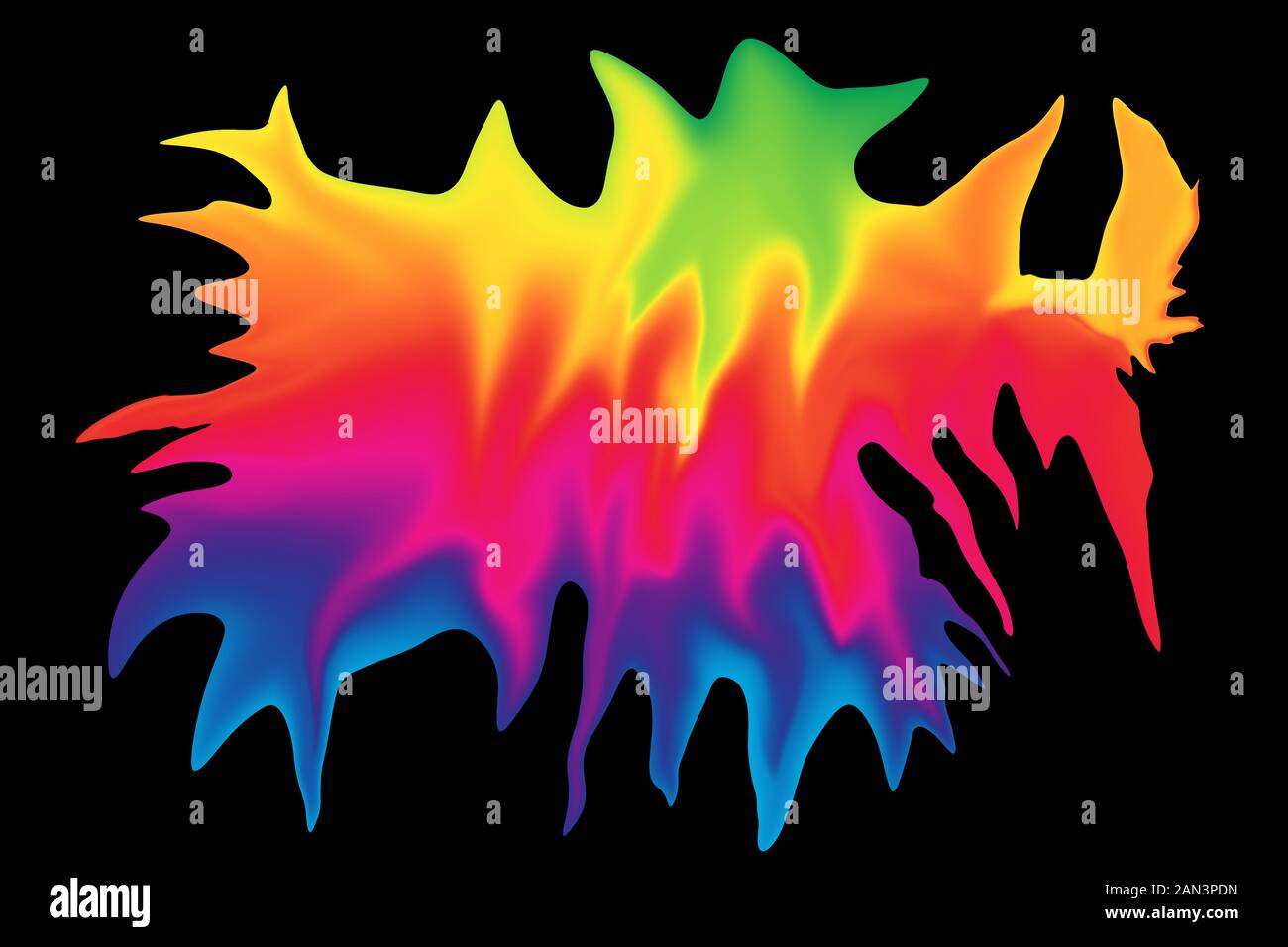 An abstract psychedelic splatter background image Stock Photo - Alamy