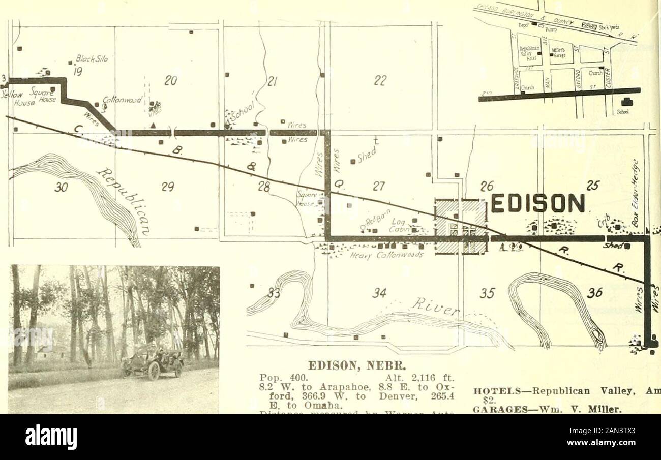Map of edison hi-res stock photography and images - Alamy