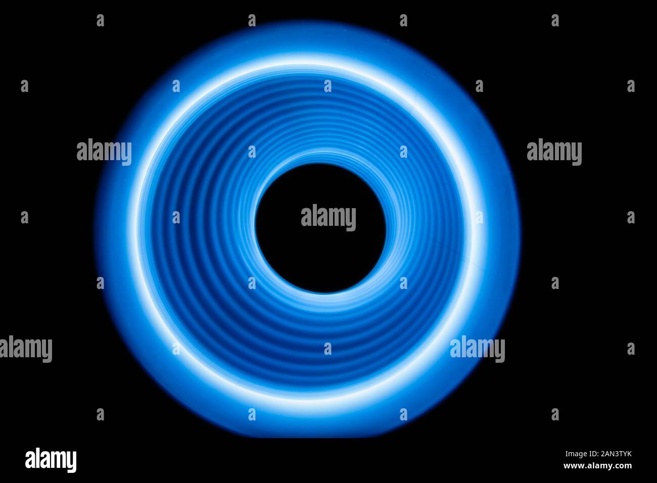 Sound waves in the dark in full color Stock Photo - Alamy