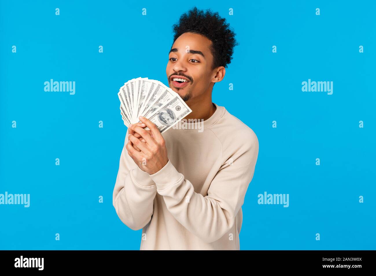 Happy Man With Money
