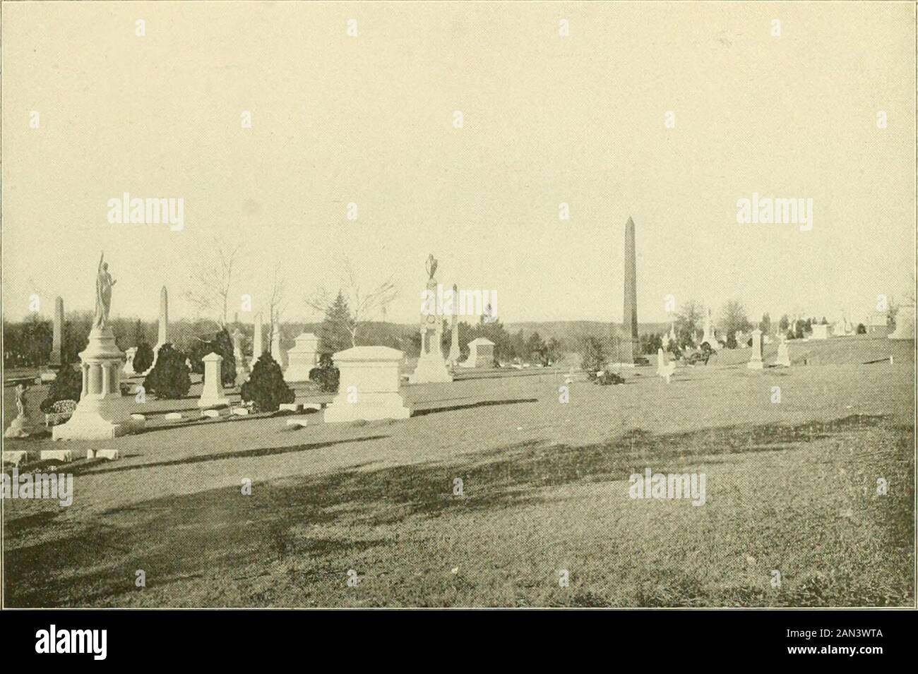 Dubuque and its neighborhood . ENTRANCE TO LINWOOD CEMETERY.. MONUMENTS ...