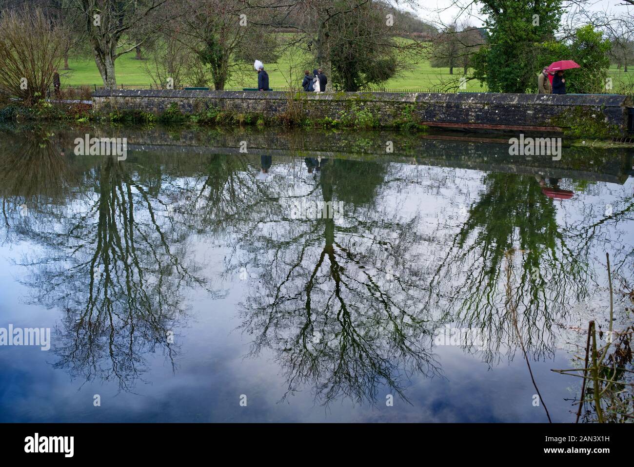 Reflections on the moat hi-res stock photography and images - Alamy