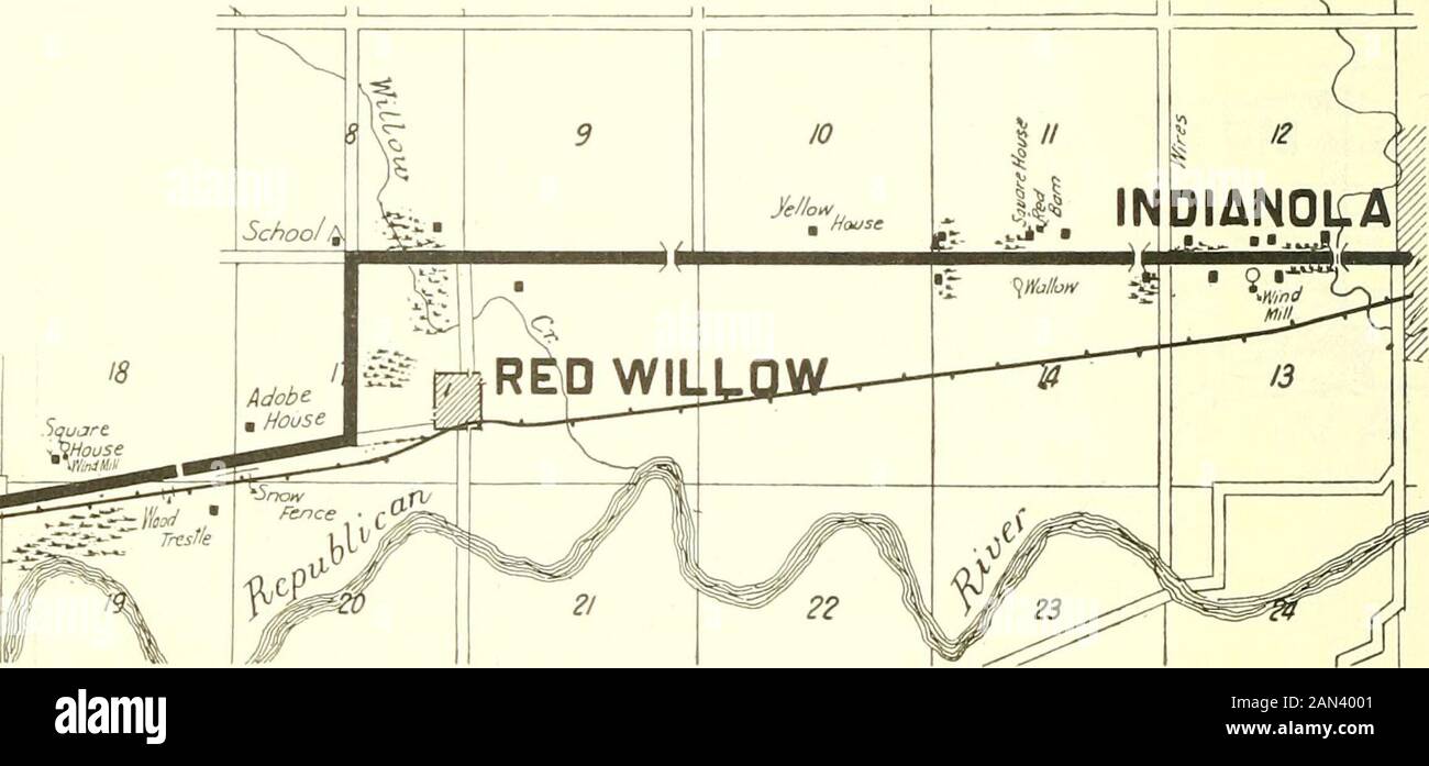 Mccook map hi-res stock photography and images - Alamy