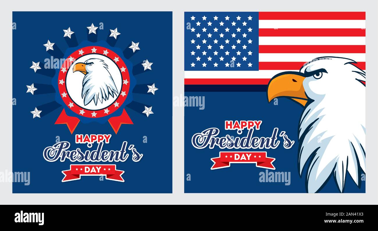 Presidents flag eagle hi-res stock photography and images - Alamy