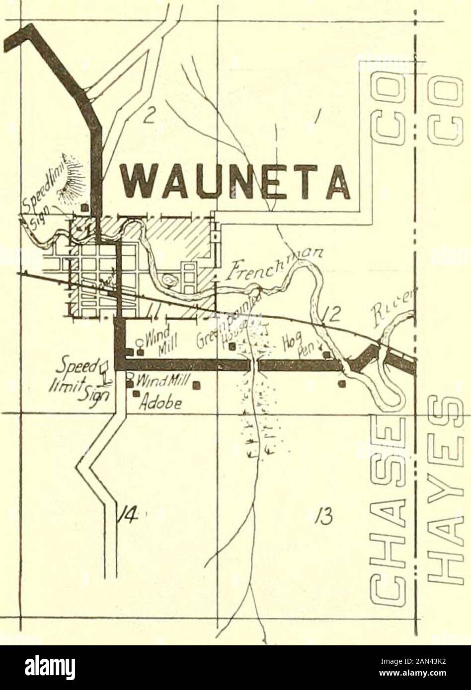 Map of imperial nebraska hi-res stock photography and images - Alamy