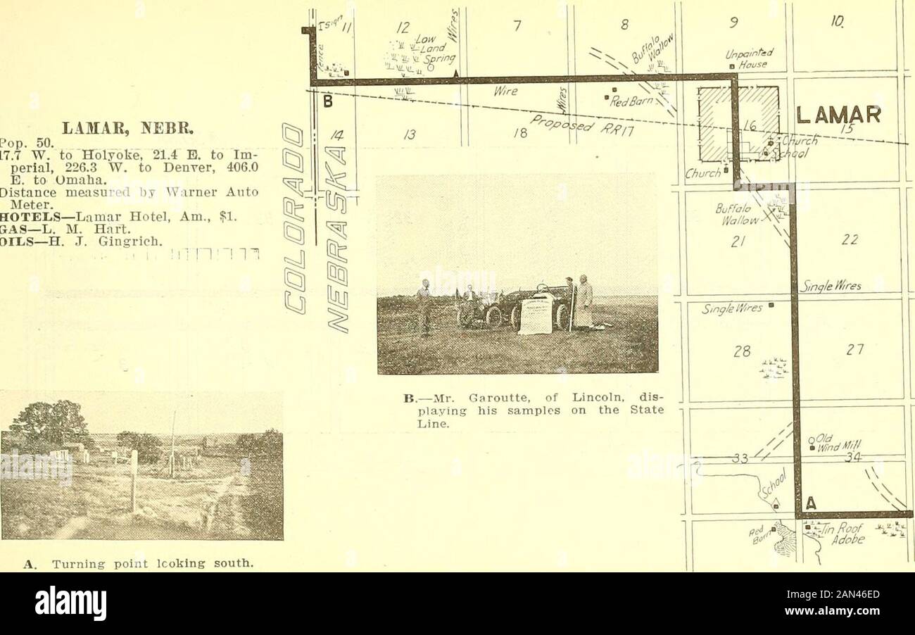 Lamar on a map hi-res stock photography and images - Alamy