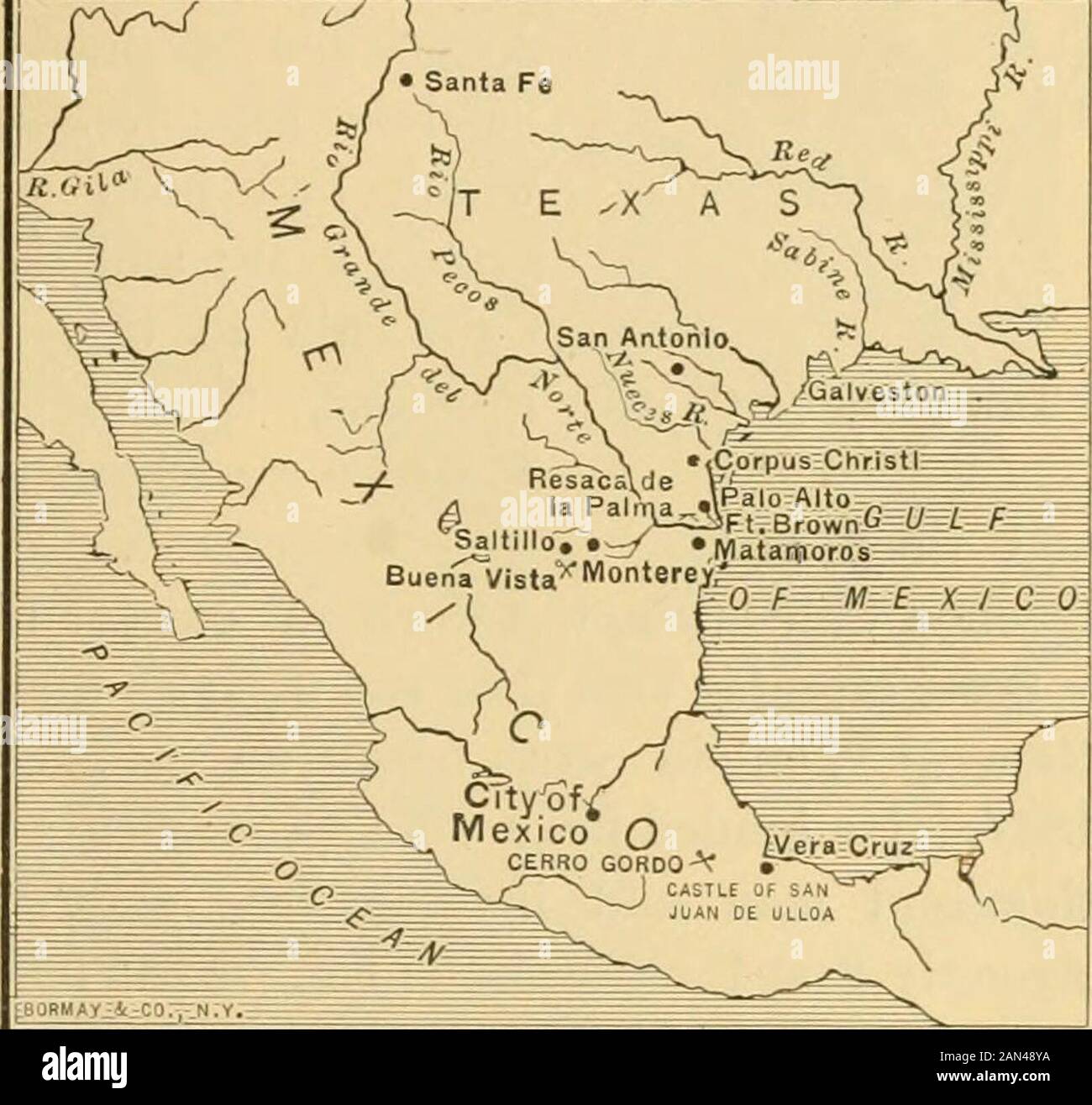 Wilmot Proviso Map 1846