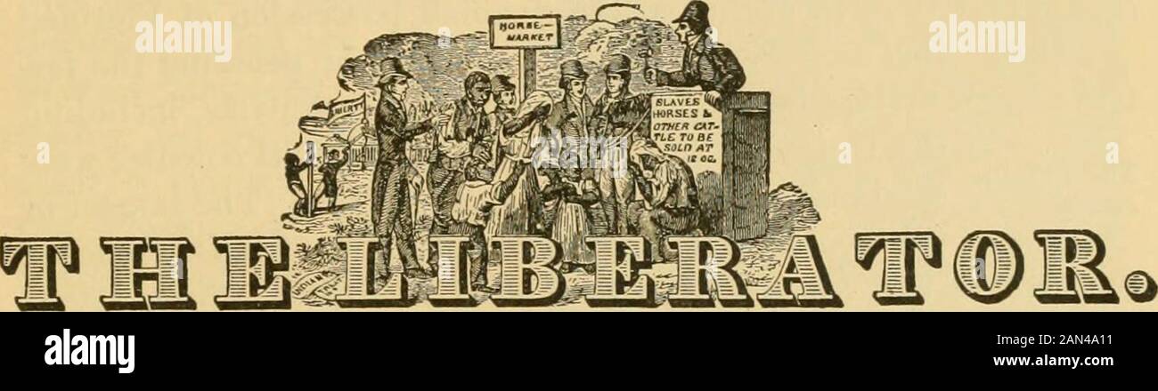 William lloyd garrison the liberator hi-res stock photography and ...