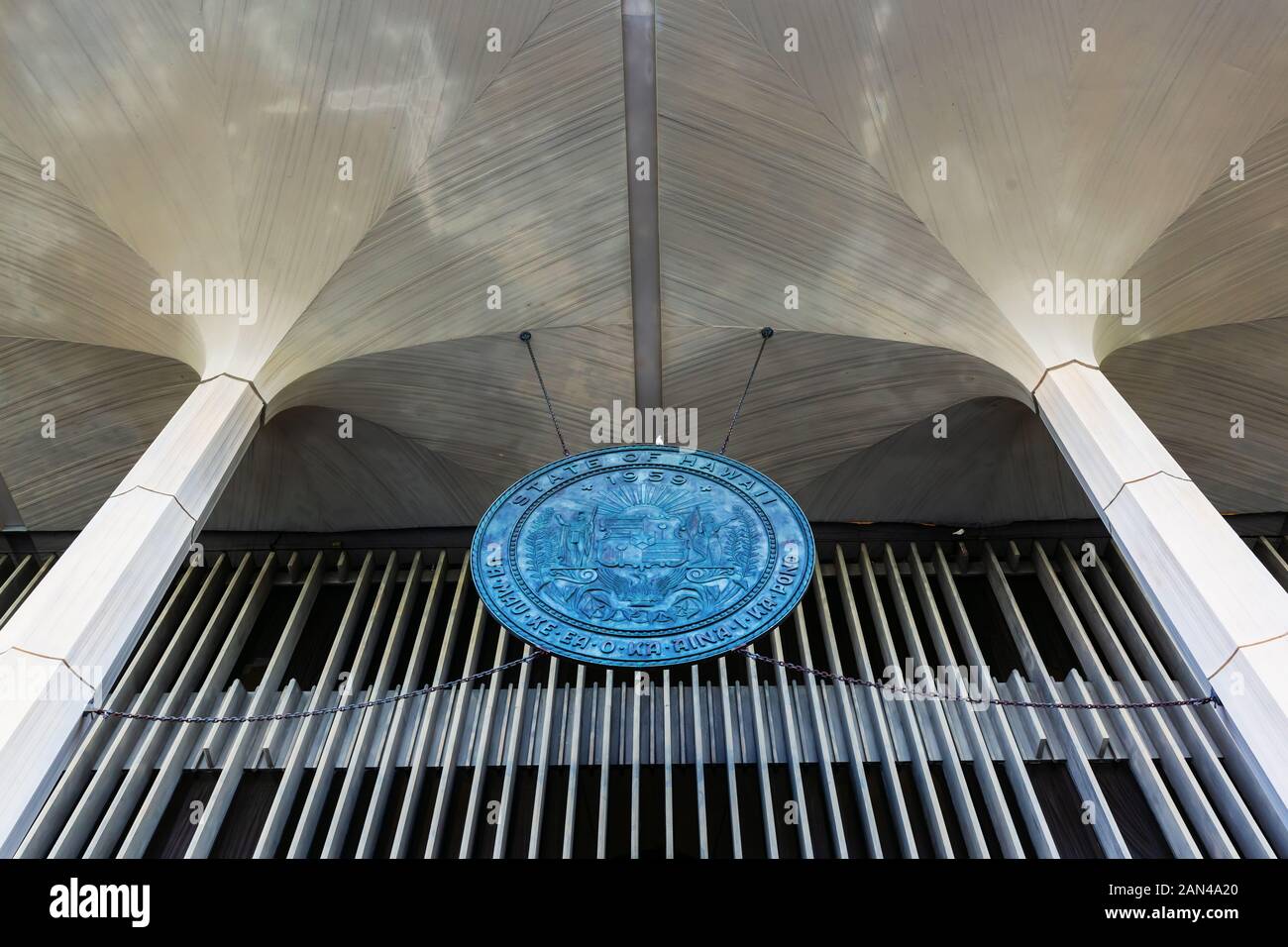 Hawaii state capitol building hi-res stock photography and images - Alamy