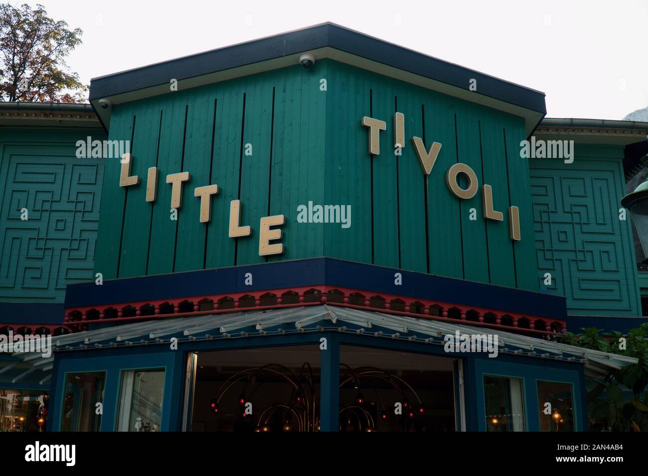 Tivoli amusement park copenhagen sign hi-res stock photography and ...