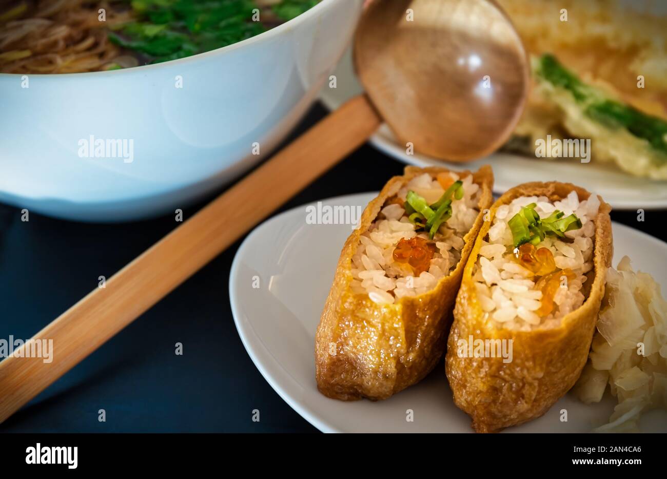 A typical Japanese lunch served in Hakone, Japan Stock Photo - Alamy