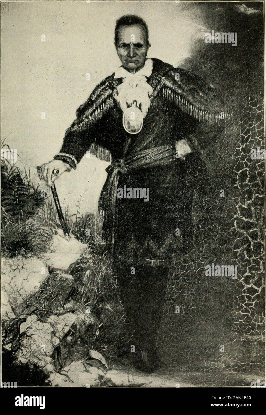 Tarry at home travels . Red Jacket, Sagoyewatha.From the painting by ...