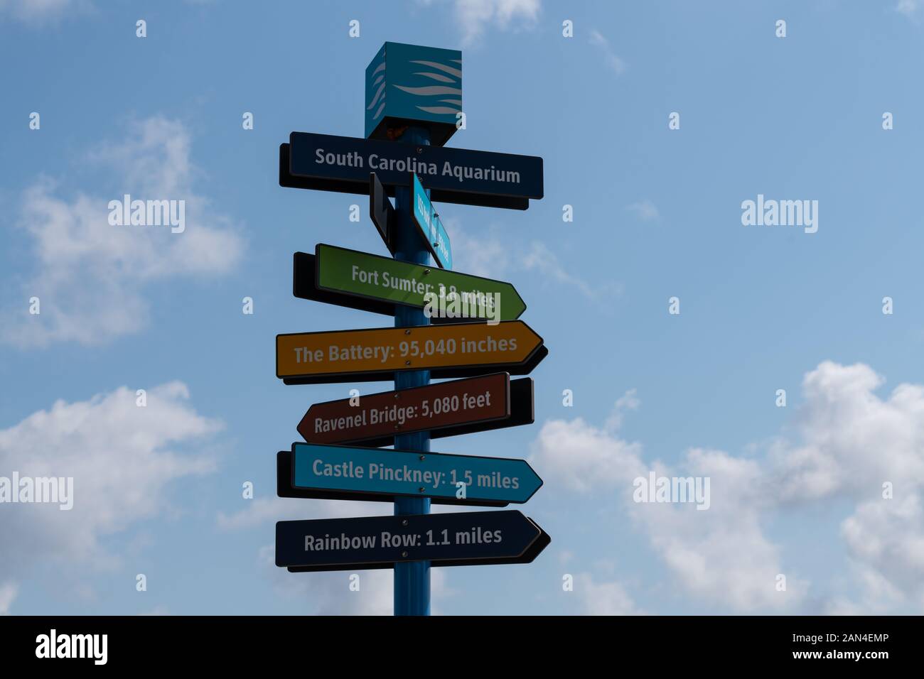 Charleston, South Carolina, September 27 2019. Colorful Attractions ...