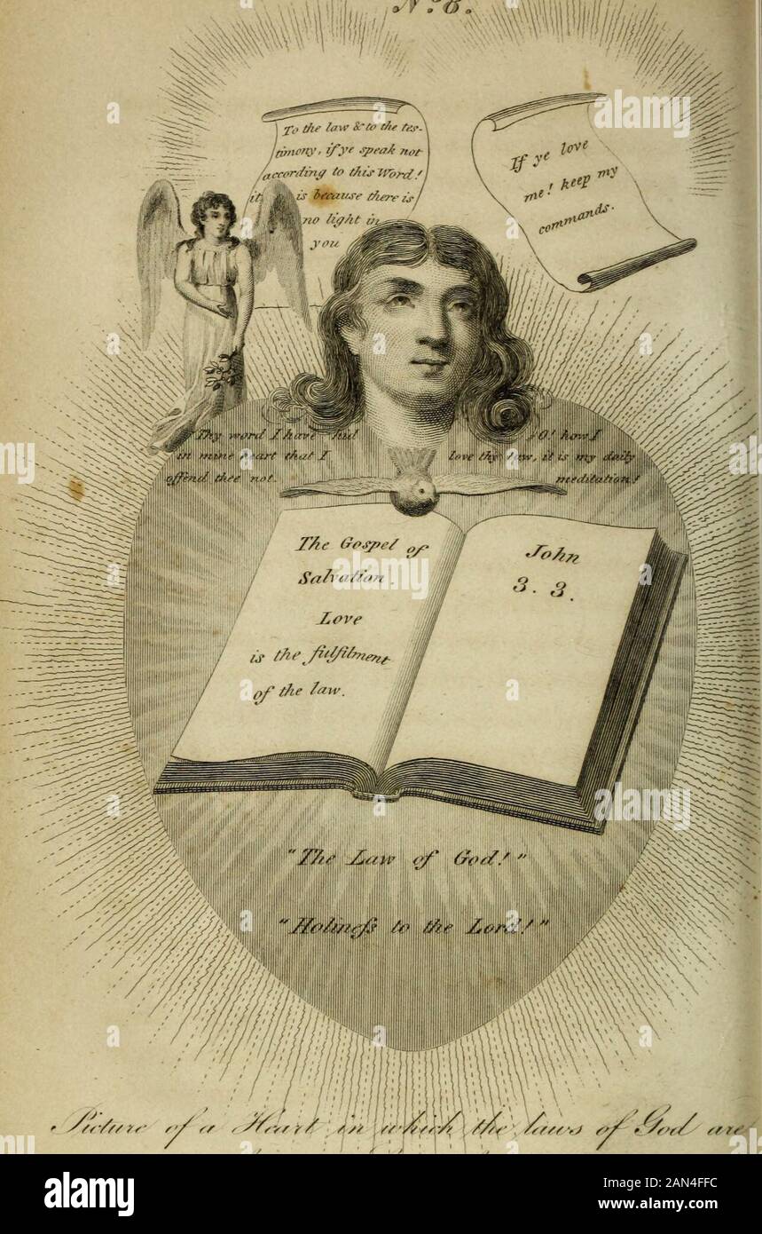 A series of allegorical designs, representing the human heart from its ...