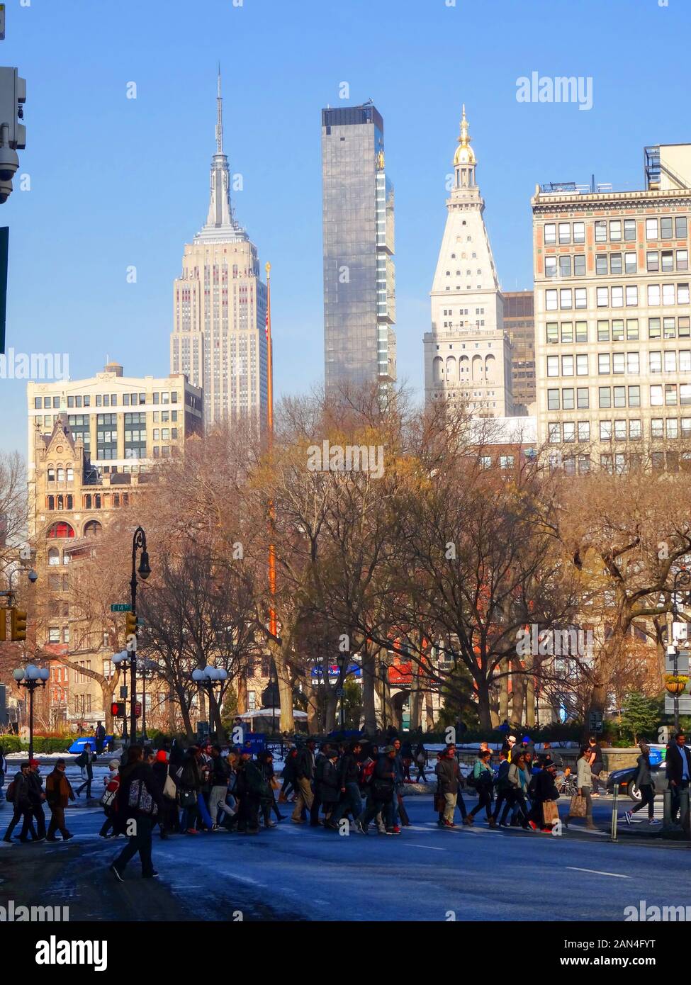 New york city street scene scenery manhattan building hi-res stock ...