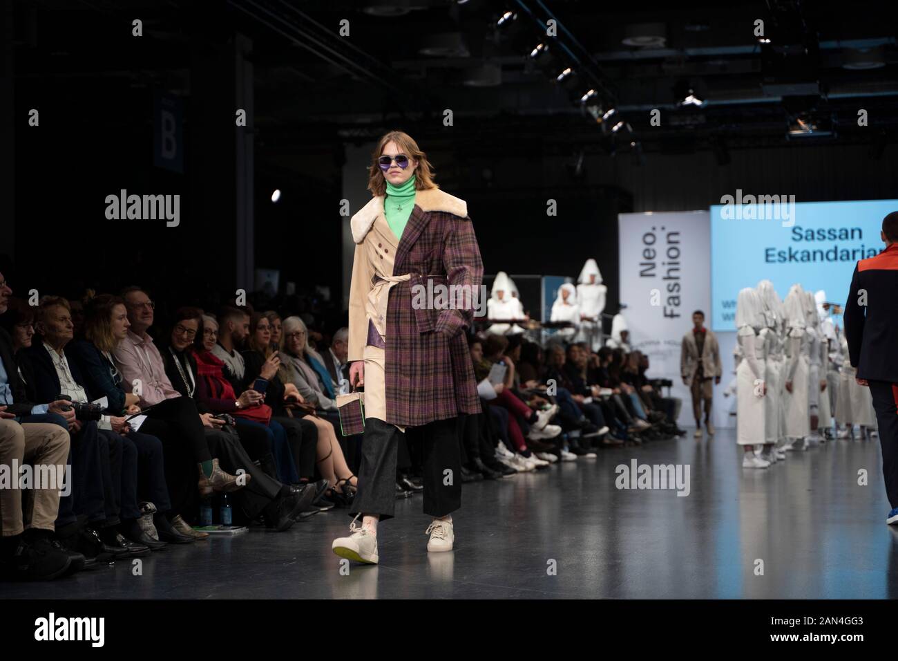 NeoFashion 2020 Berlin during Berlin Fashion week, gradutates show, 13 ...