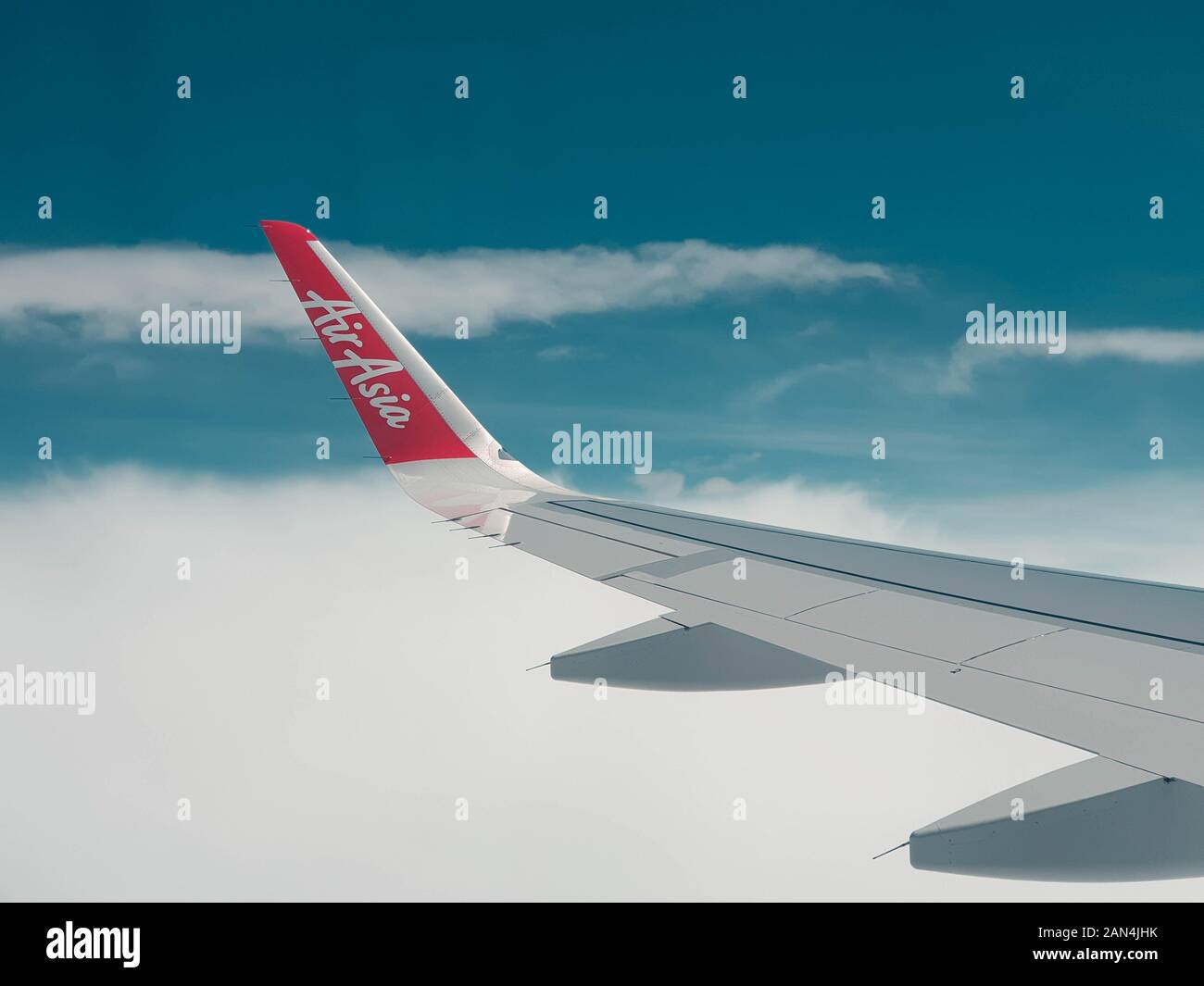 AirAsia Winglet of Airbus A320 Stock Photo - Alamy
