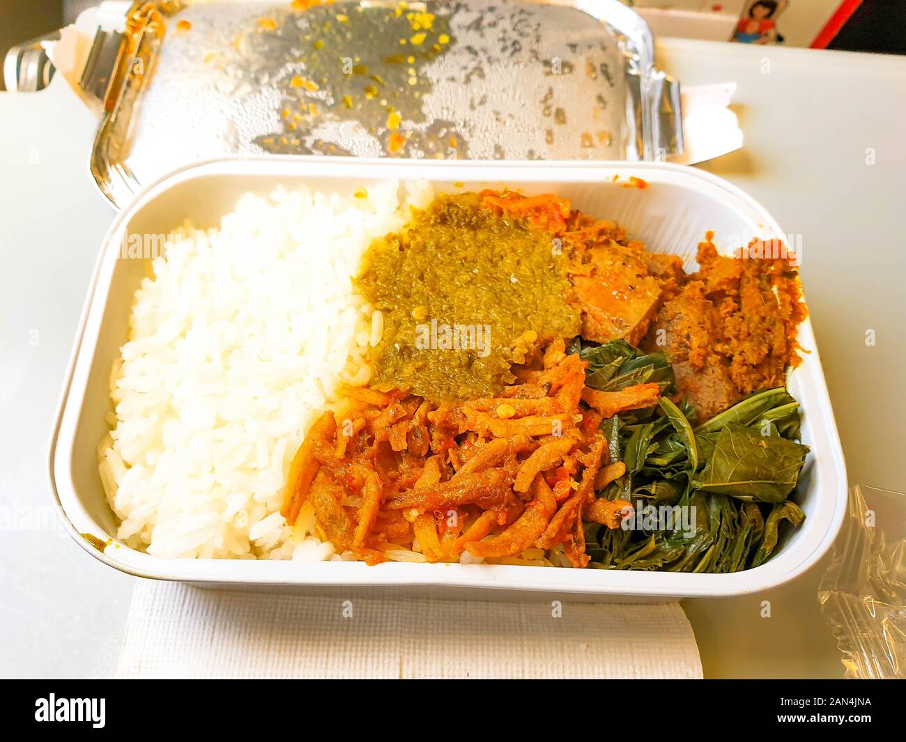 Inflight meal box hi-res stock photography and images - Alamy