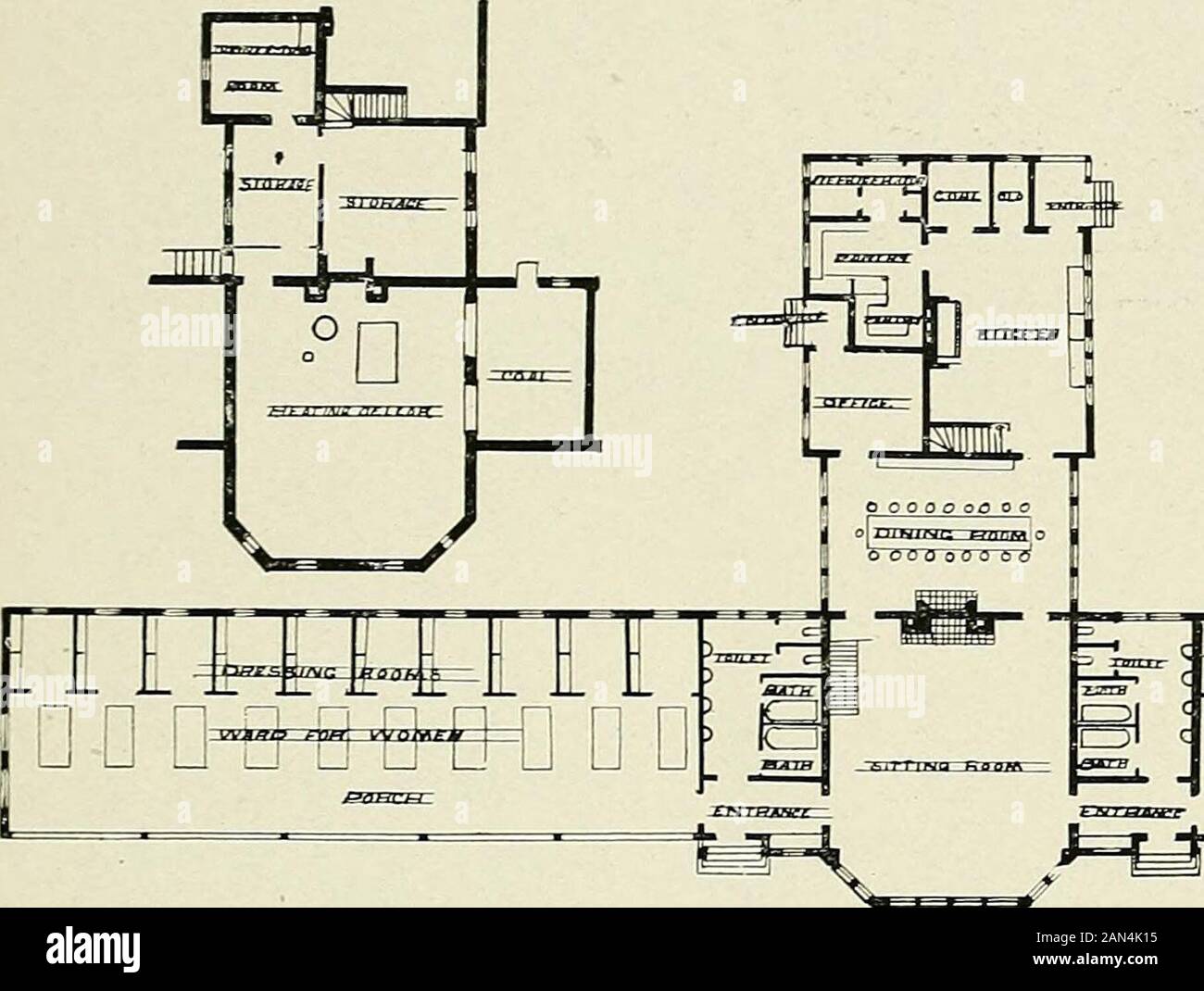 Tuberculosis hospital and sanatorium construction Stock Photo - Alamy