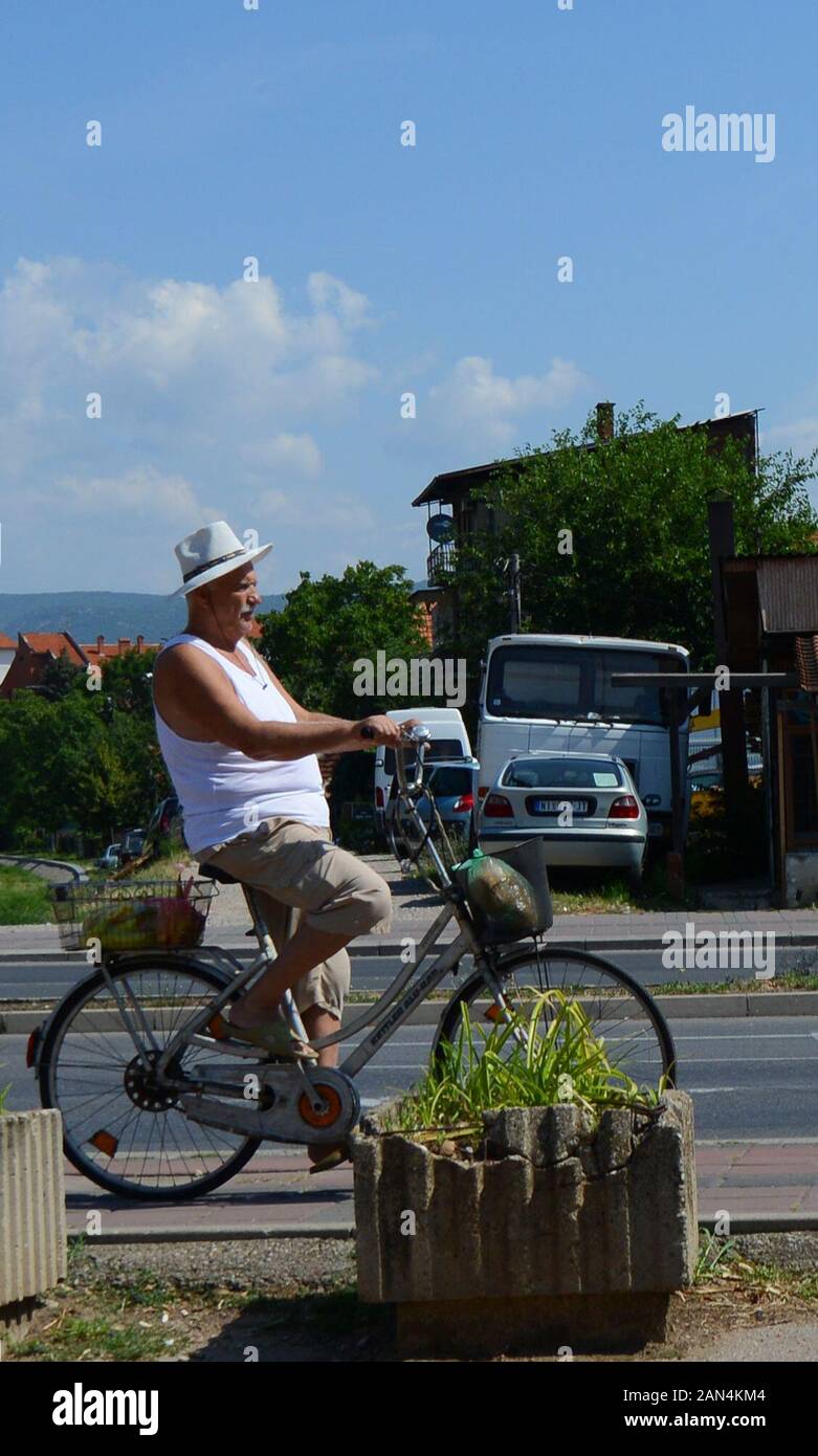 Serbian man cycling hi-res stock photography and images - Alamy
