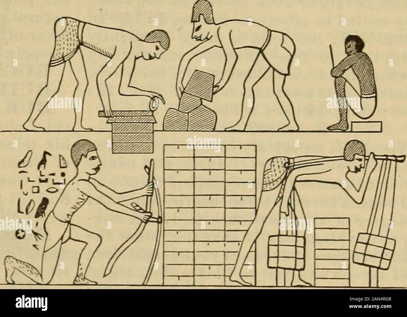 A dictionary of the Bible.. . Assyrian Brick from Nimroud, inscribed ...