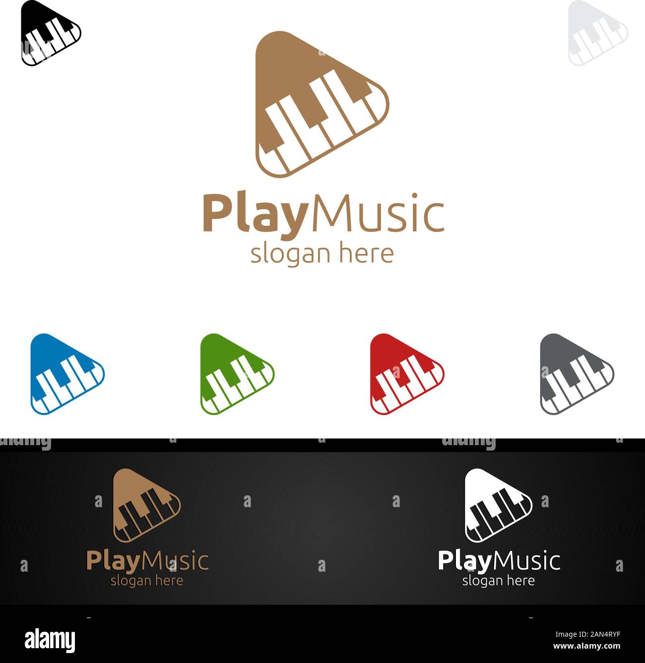 Rhythm sound logo hi-res stock photography and images - Alamy