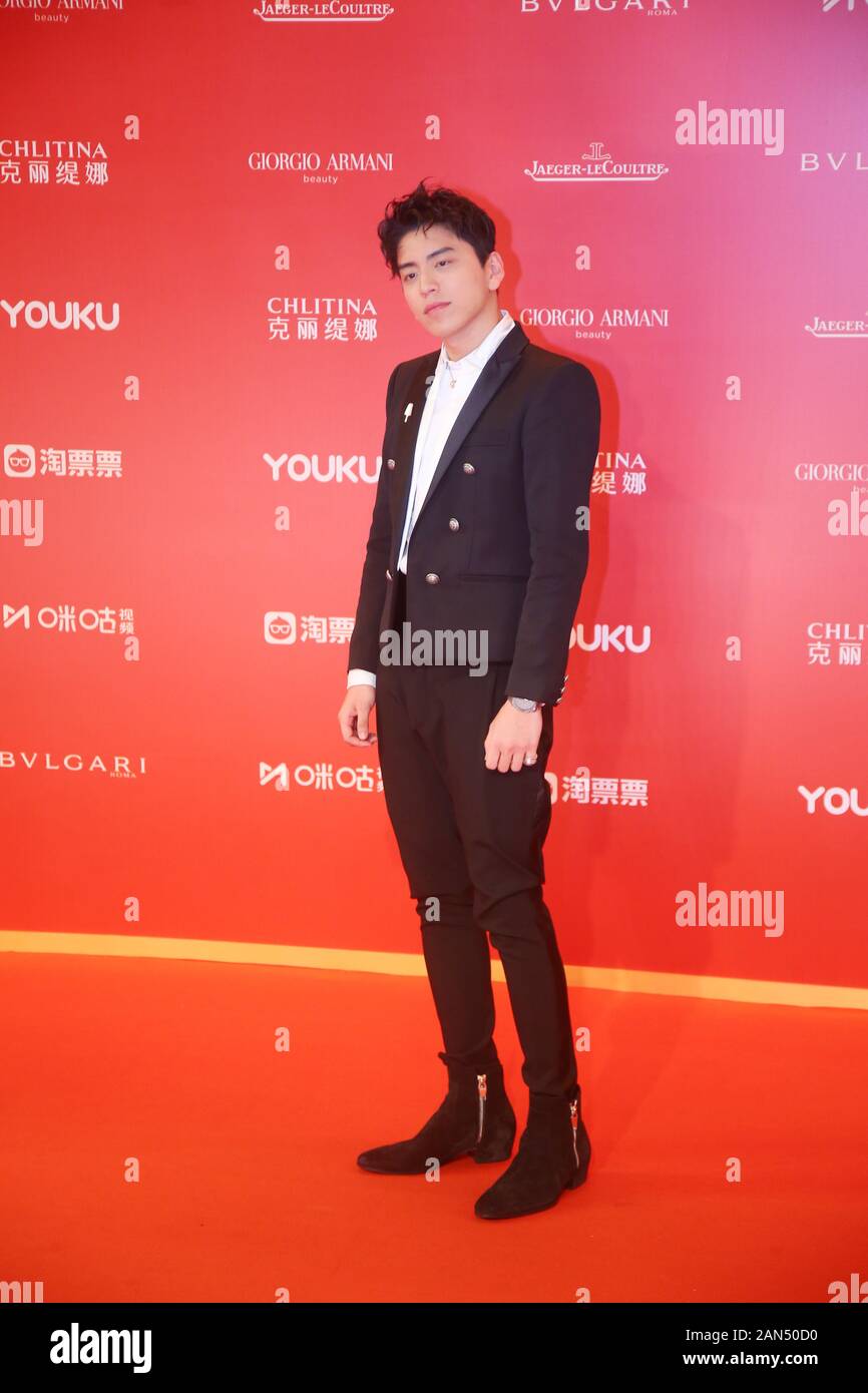 --FILE--Chinese actor Darren Wang, also known as Wang Talu, shows up at ...