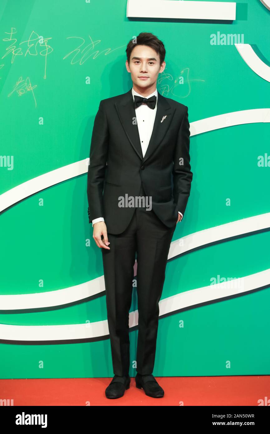 --FILE--Chinese actor Wang Kai shows up at the 25th Shanghai TV ...