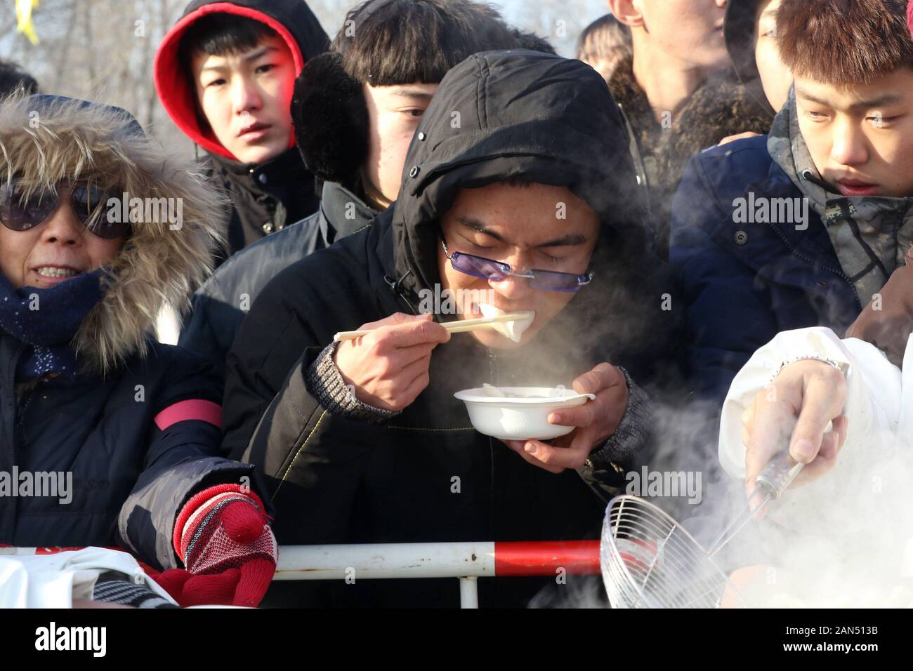 Tourists gather on Songhua River, the largest tributary of the Heilong ...