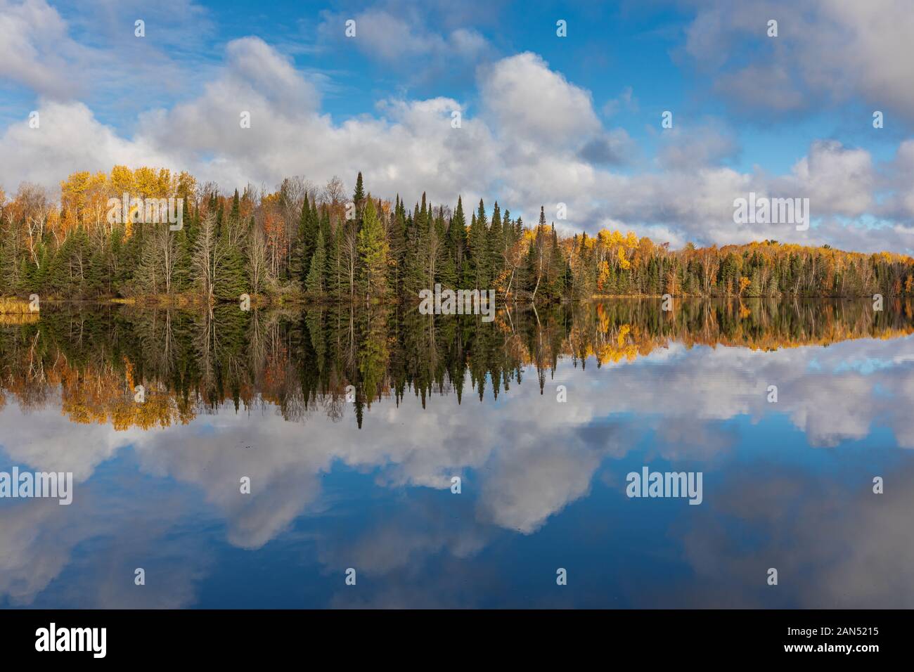 Day Lake in the Chequamegon National Forest Stock Photo - Alamy