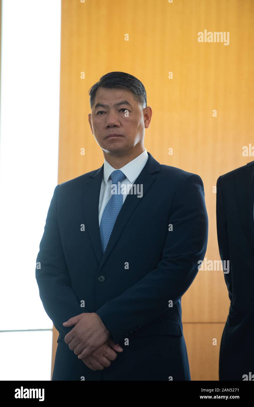 Leong Man Cheong, Commissioner General of the Unitary Police Service ...