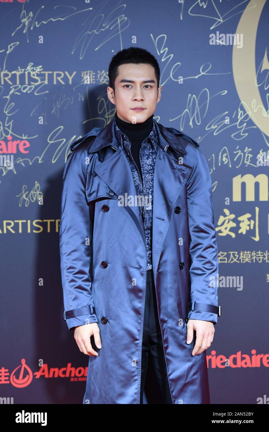 --FILE--Chinese actor Han Dongjun, also known as Elvis Han, shows up at ...