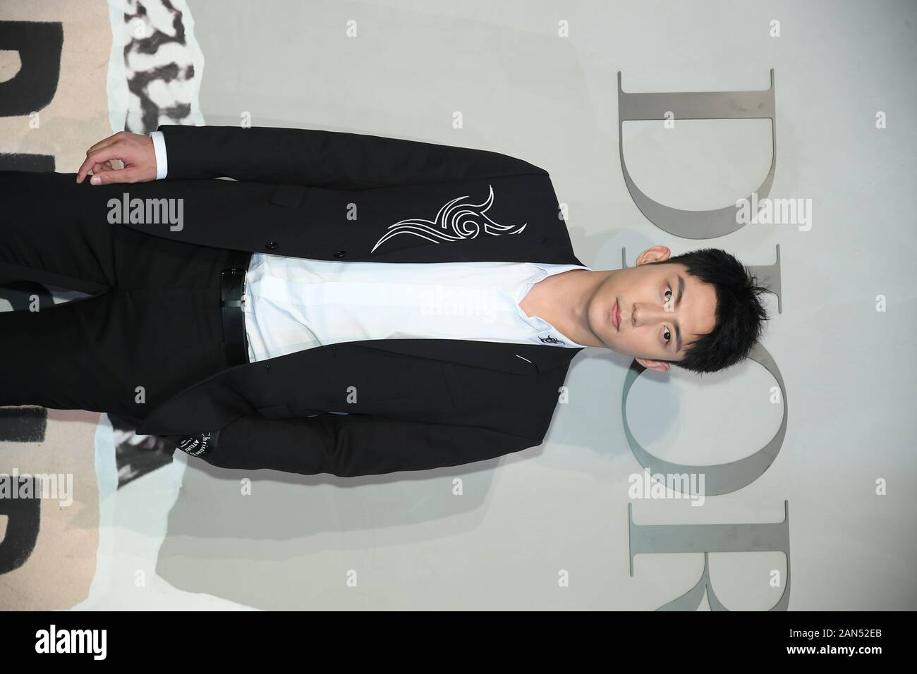 --File--Chinese actor and model Johnny Huang Jingyu arrives for a ...