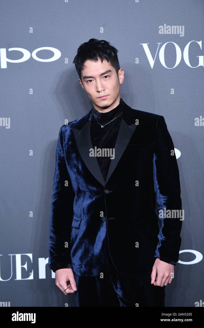 --File--Chinese actor and model Sheng Yilun or Peter Sheng attends the ...