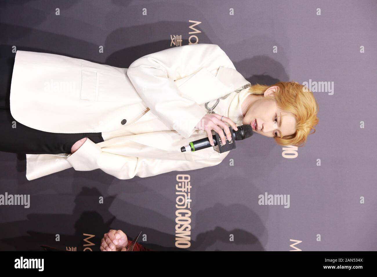 Chinese singer, dancer, rapper, and songwriter Cai Xukun or Kun attends ...