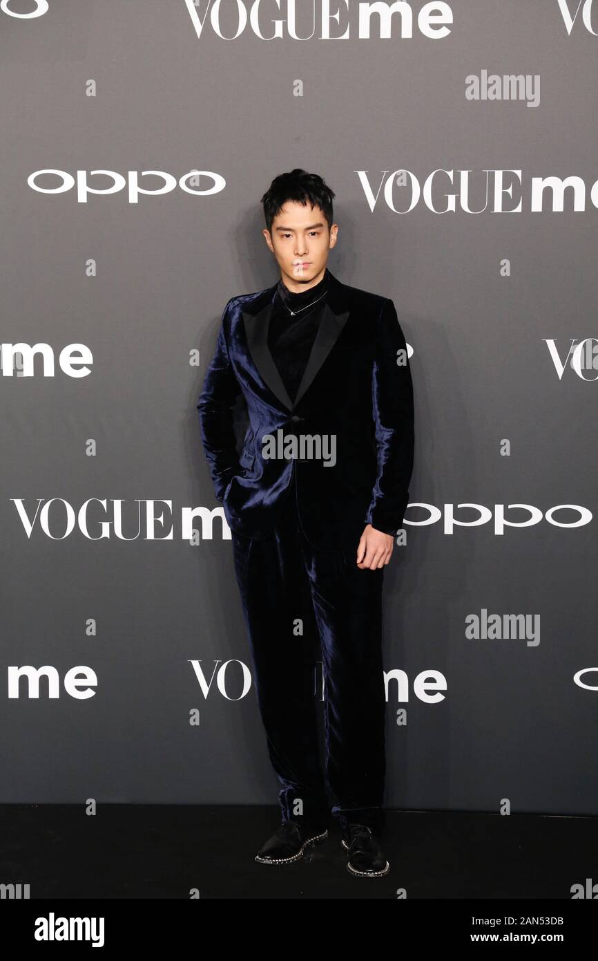 --File--Chinese actor and model Sheng Yilun or Peter Sheng attends the ...