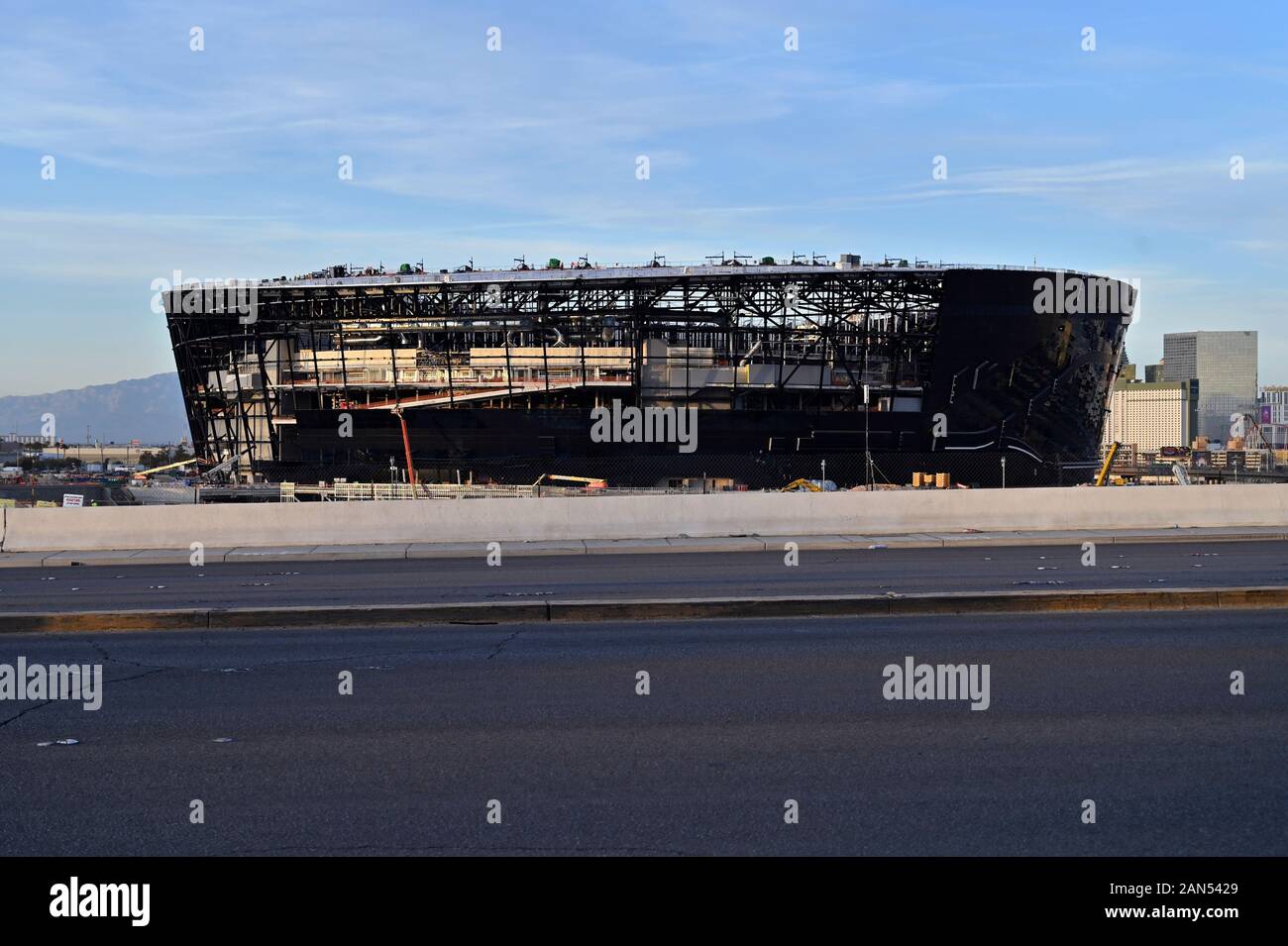 Allegiant stadium construction hi-res stock photography and images - Alamy