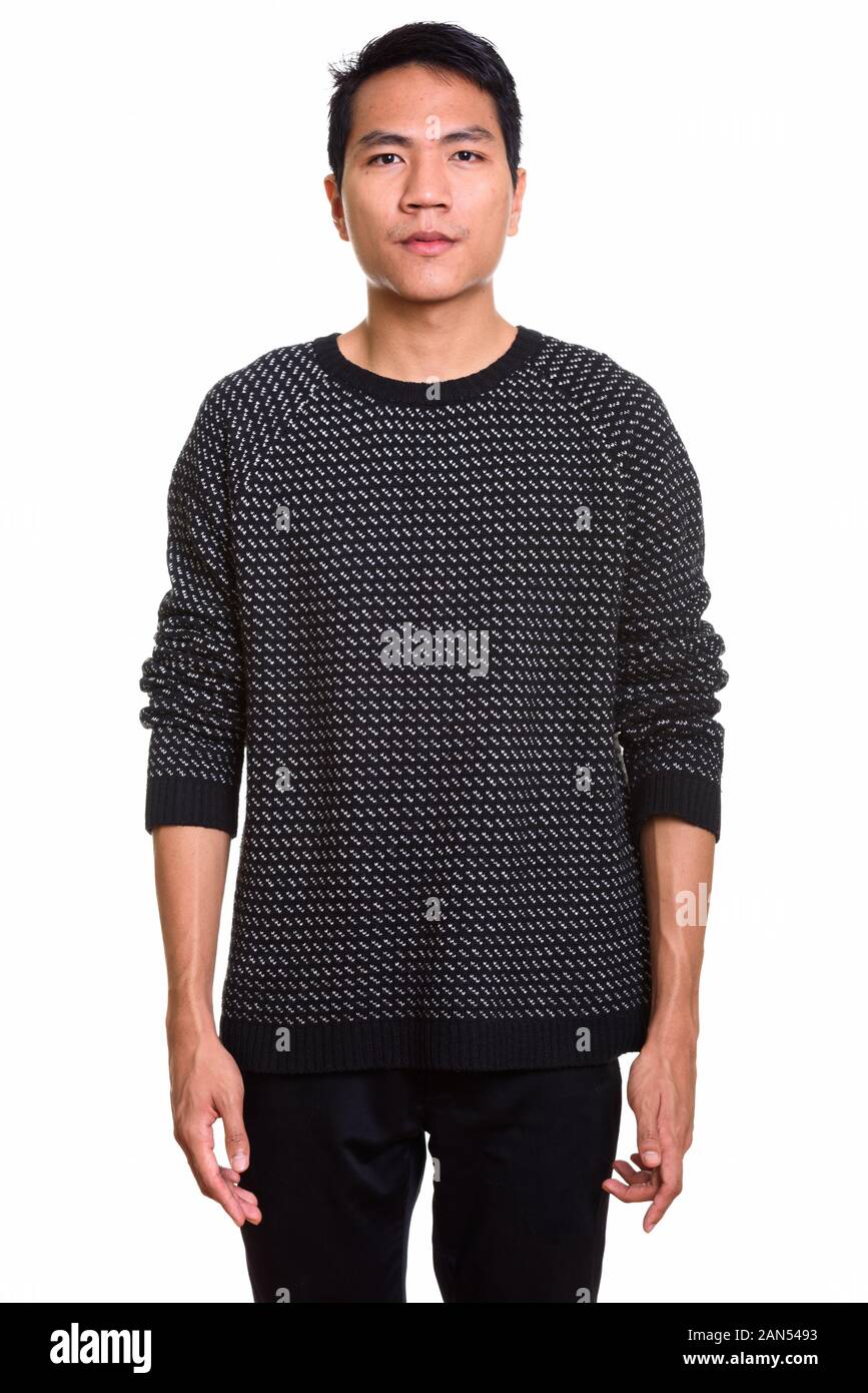 Portrait of young handsome Asian man standing Stock Photo - Alamy
