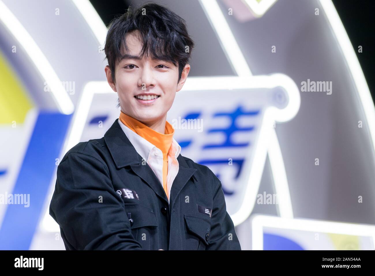 Chinese actor and singer Xiao Zhan, member of the male idol group X ...
