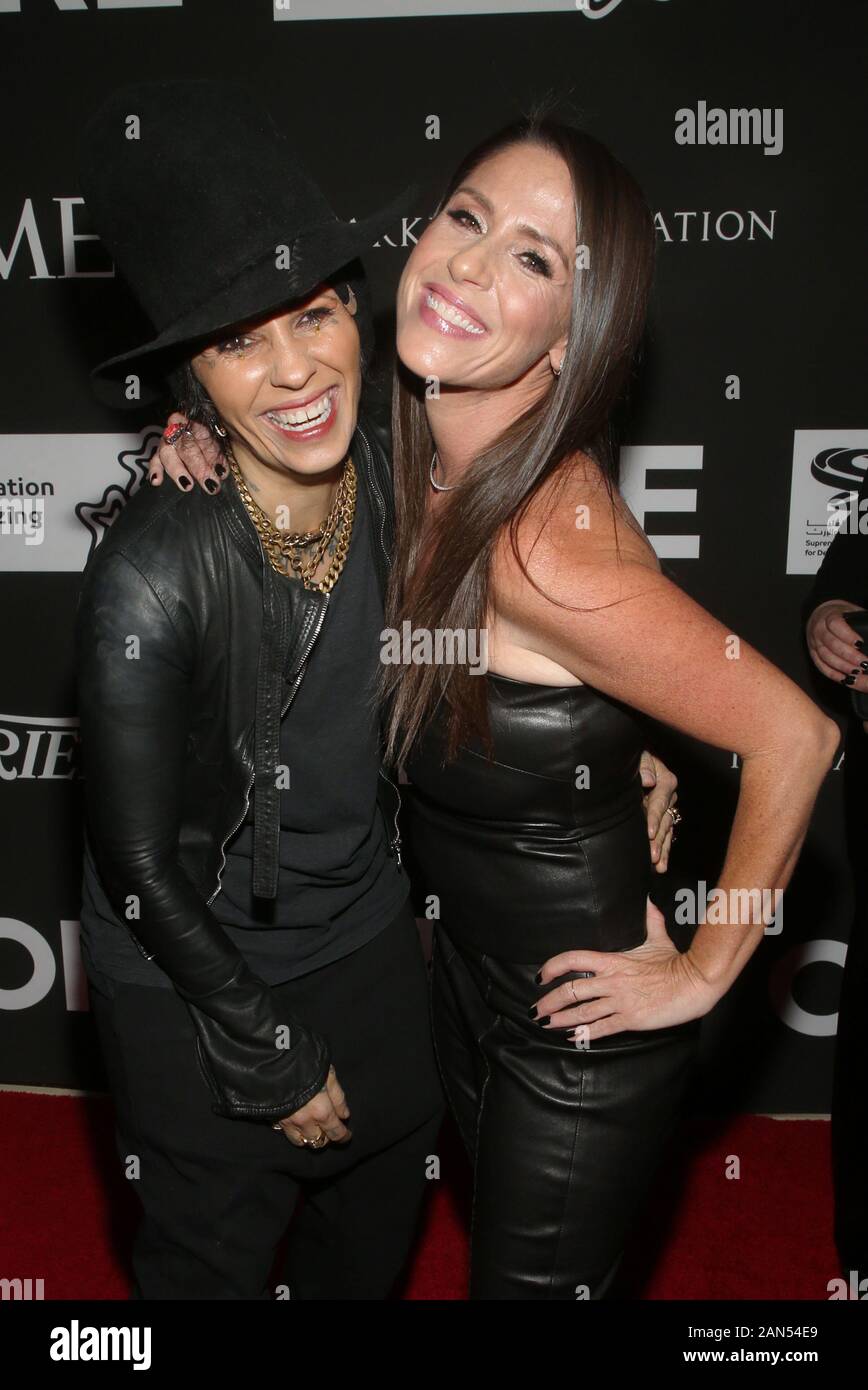 Los Angeles, Ca. 15th Jan, 2020. Linda Perry and Soleil Moon Frye at ...